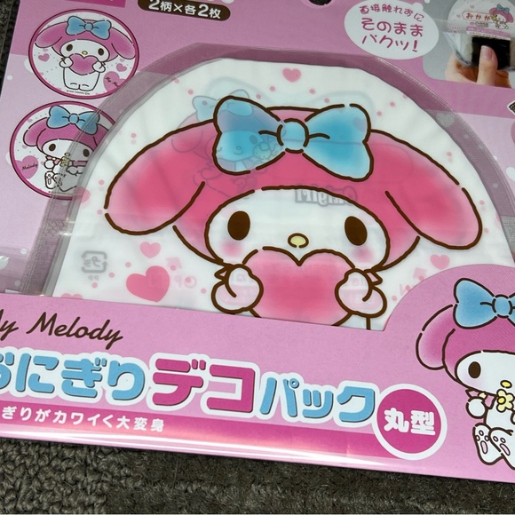 Sanrio | Kitchen | My Melody Onigiri Rice Ball Deco 4pack Wraps ...